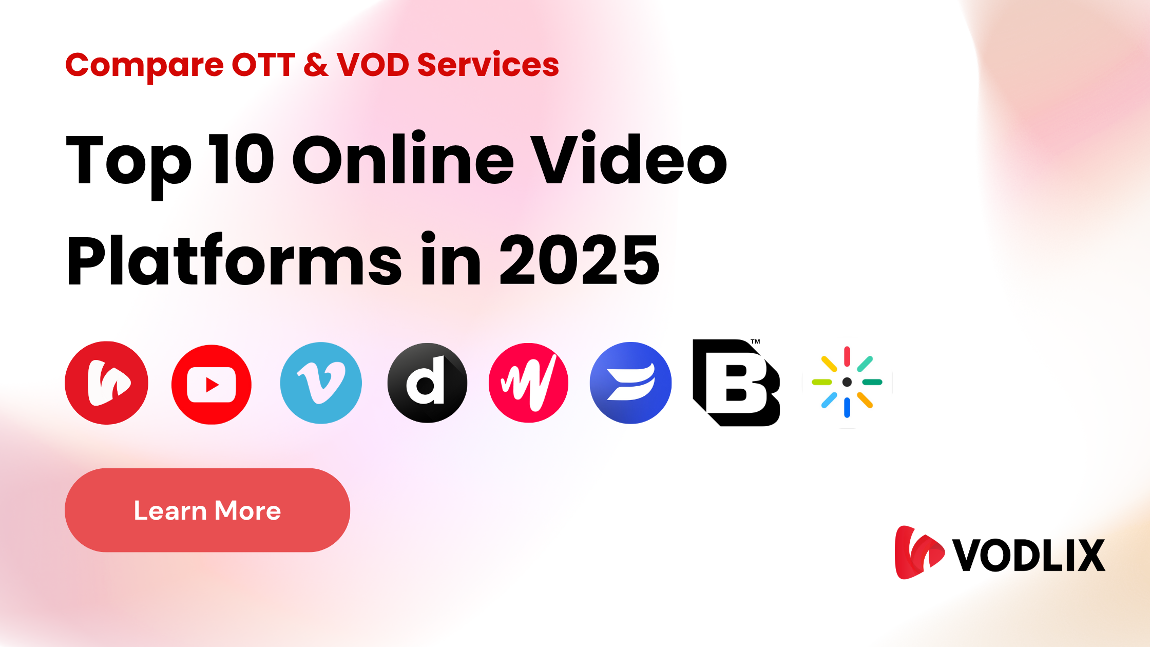 Top 10 Online Video Platforms in 2026 | Compare OTT & VOD Services