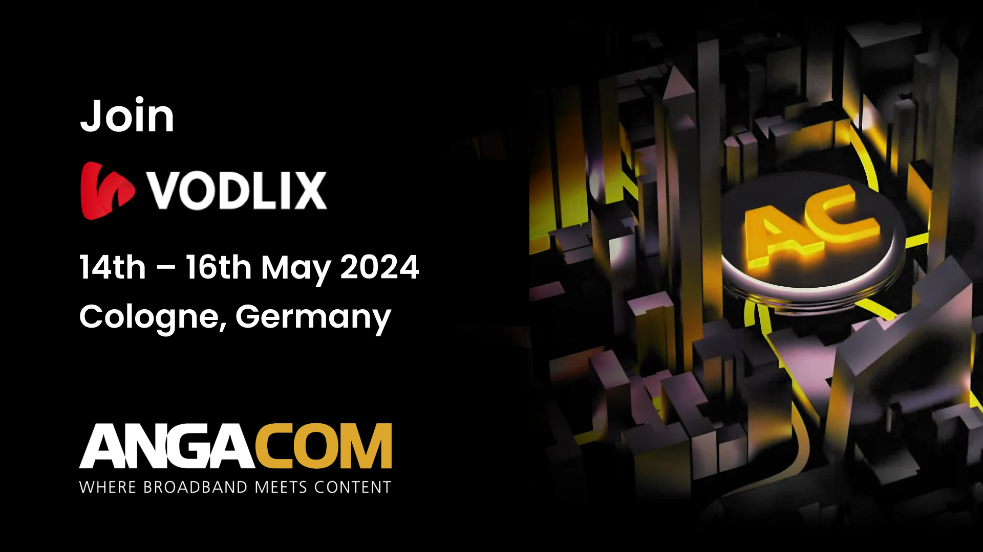 Meet Vodlix at ANGACOM 2024