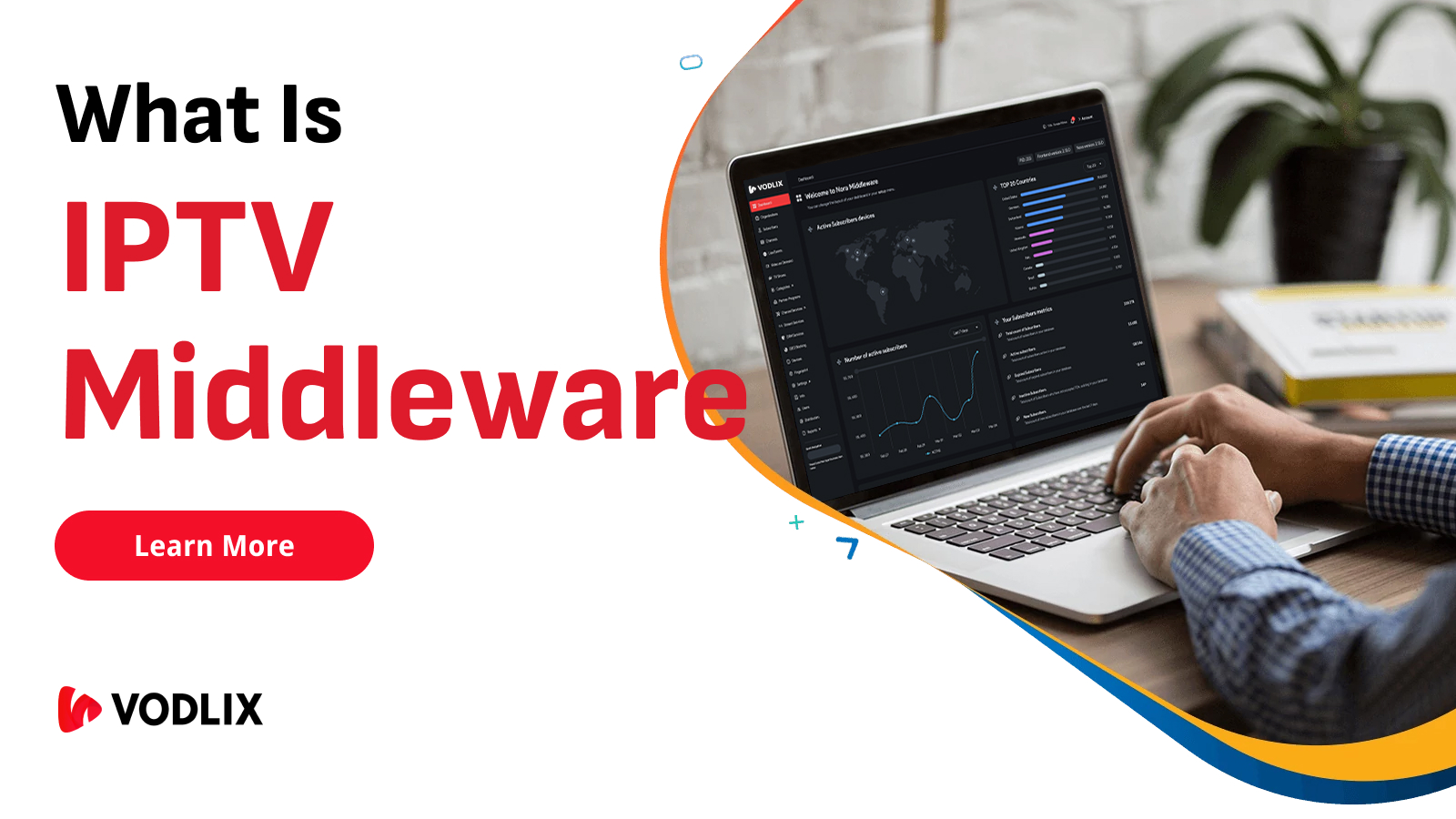 What is IPTV middleware and why is it used?